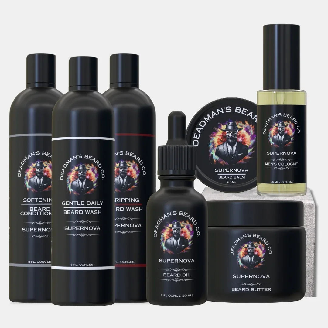 Deadman's Beard Co. Premium, All-Natural Beard Care - Bundle & Save