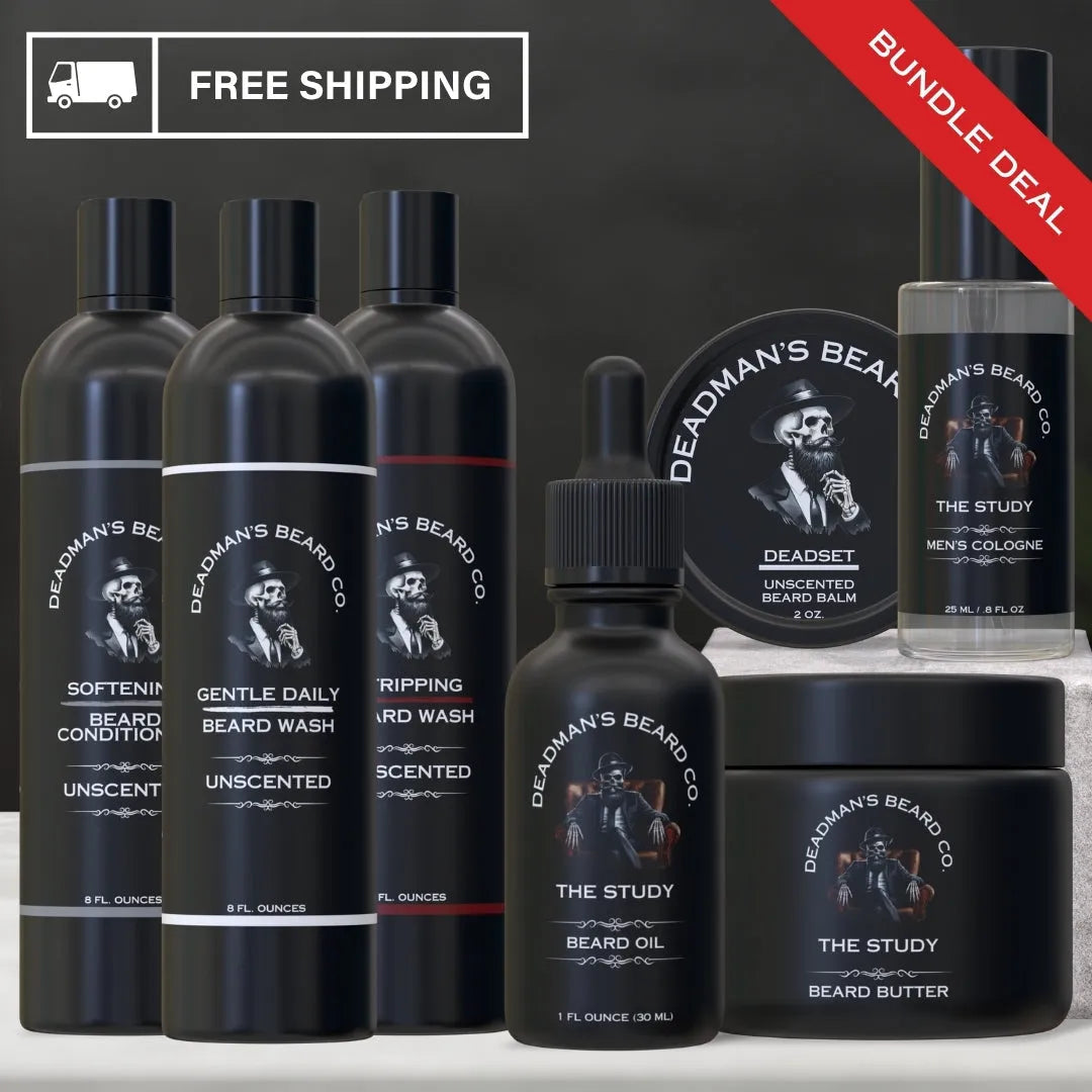 Deadman's Beard Co. Premium, All-Natural Beard Care - Bundle & Save